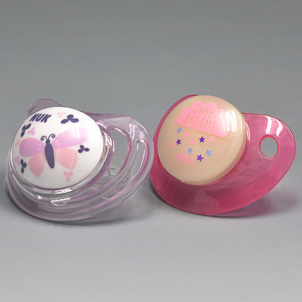 Kit Chupeta 2un 0-6m dia e noite - Alô Bebê!